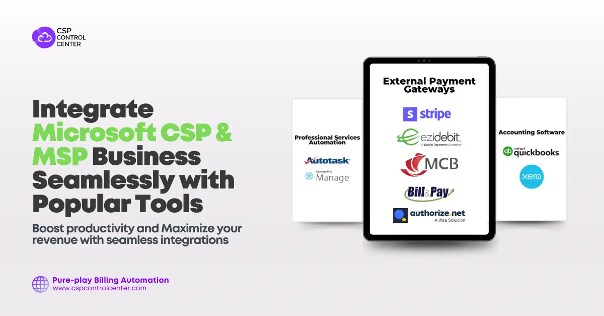 Integrations | Seamless Microsoft CSP Integrations