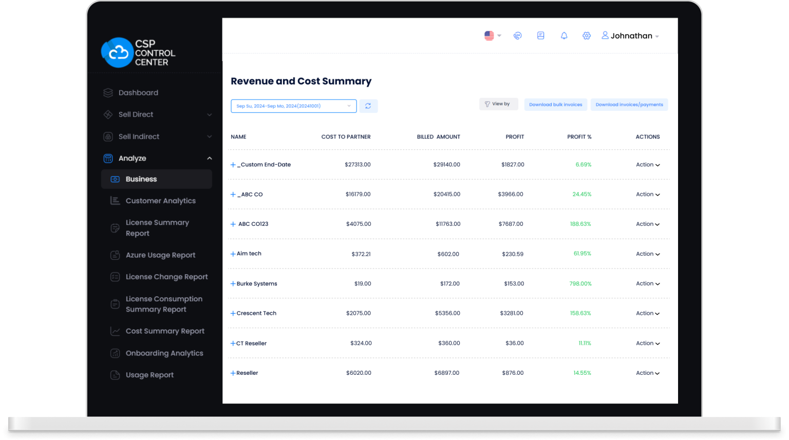 Microsoft CSP Subscription Management & Billing Automation Software