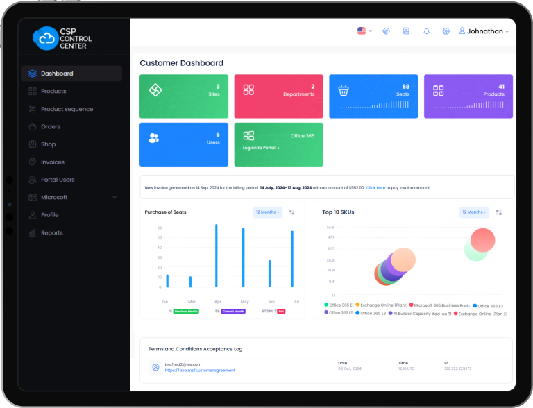 Microsoft CSP Subscription Management & Billing Automation Software